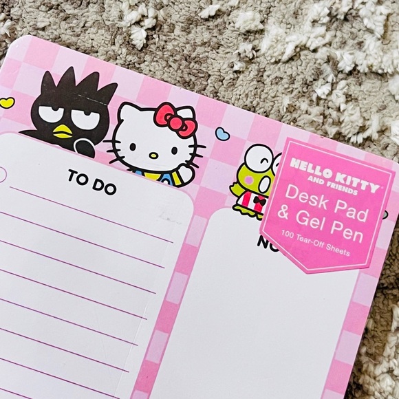 Hello Kitty | Accessories | Hello Kitty And Friends Desk Pad Set | Poshmark